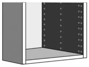 Customize IKEA Sektion cabinets with doors and components