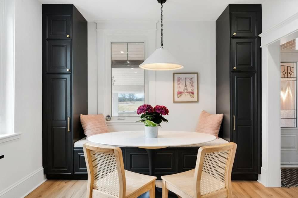 HEDDA, Black Kitchen Cabinets - Swedish Door