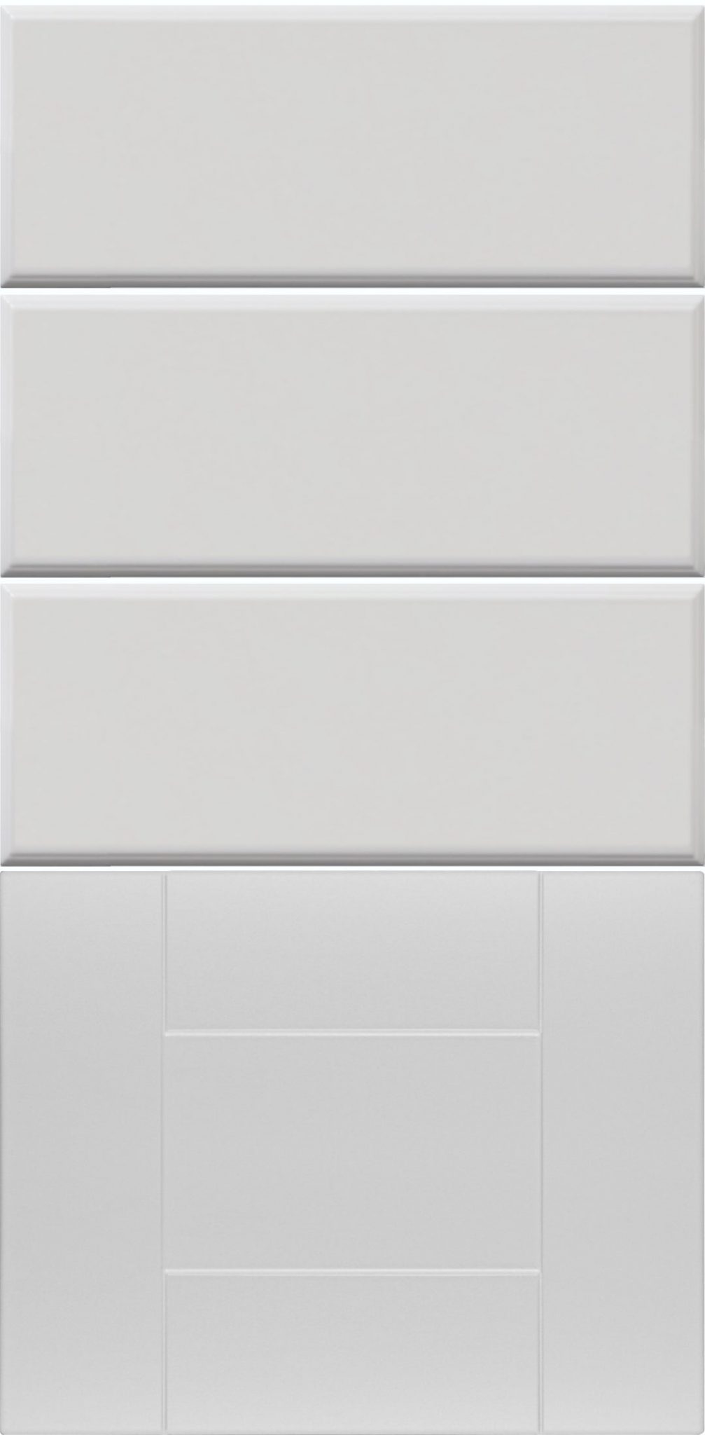 ADDIE Drawer Fronts - 4 Drawer Set Narrow - Swedish Door