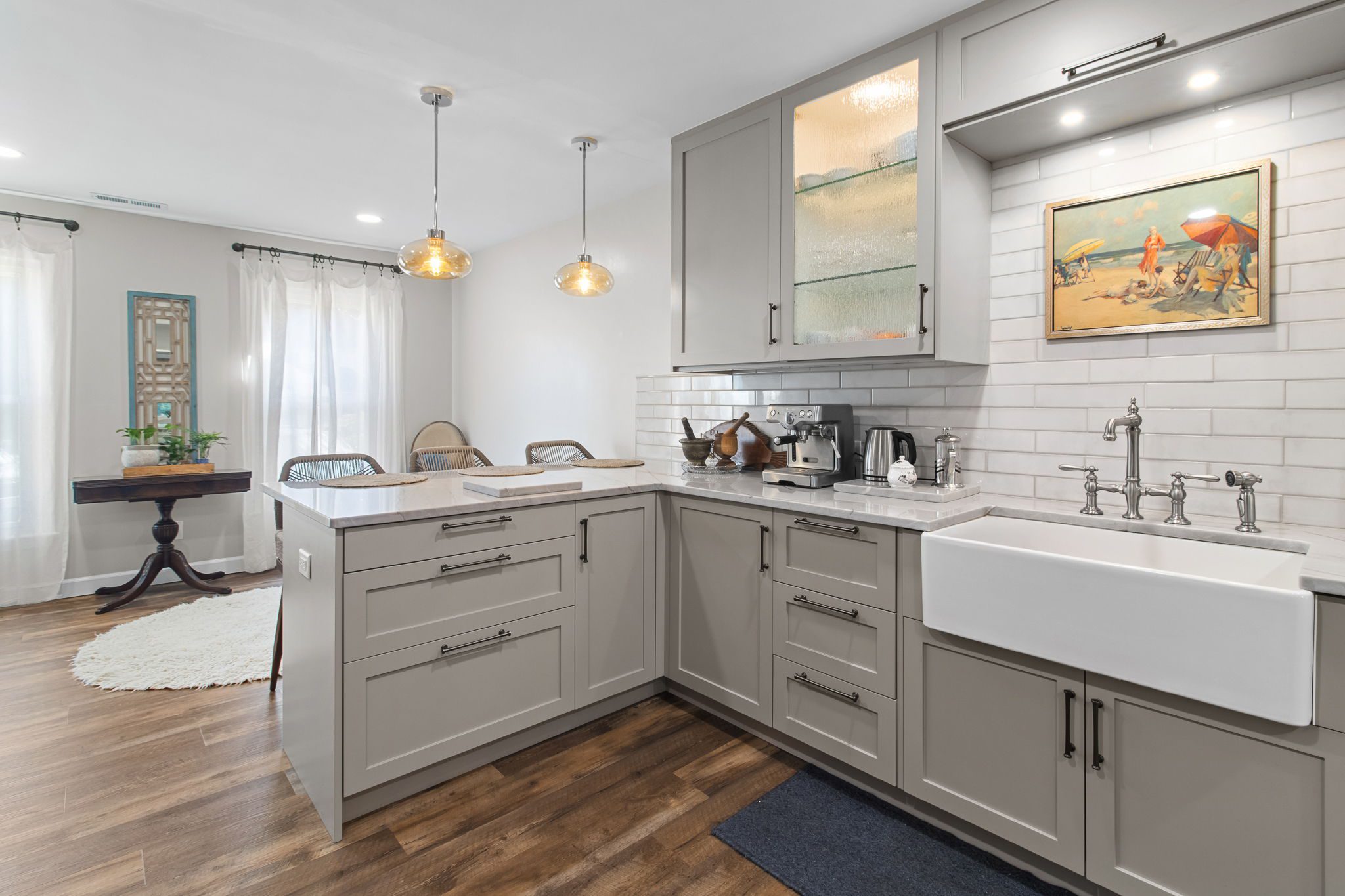 AART, Painted Silver Fox - Swedish Door